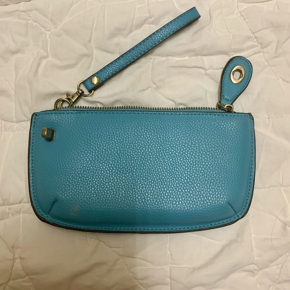 Joy Susan | Bags | Joy Susan Light Blue Wristlet | Poshmark